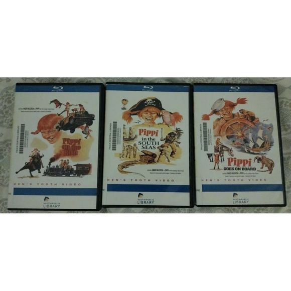 Other | Pippi Longstocking 3 Pack Bluray Widescreen | Poshmark